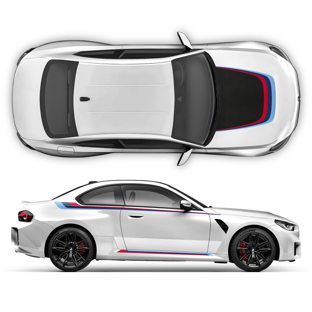M Performance Decals Set, for BMW M2 G87 | autodesign.shop
