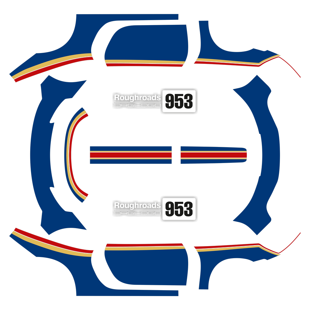 Roughroads Dakar Edition decals set for Carrera 911 (992) 2023 - 2024 ...