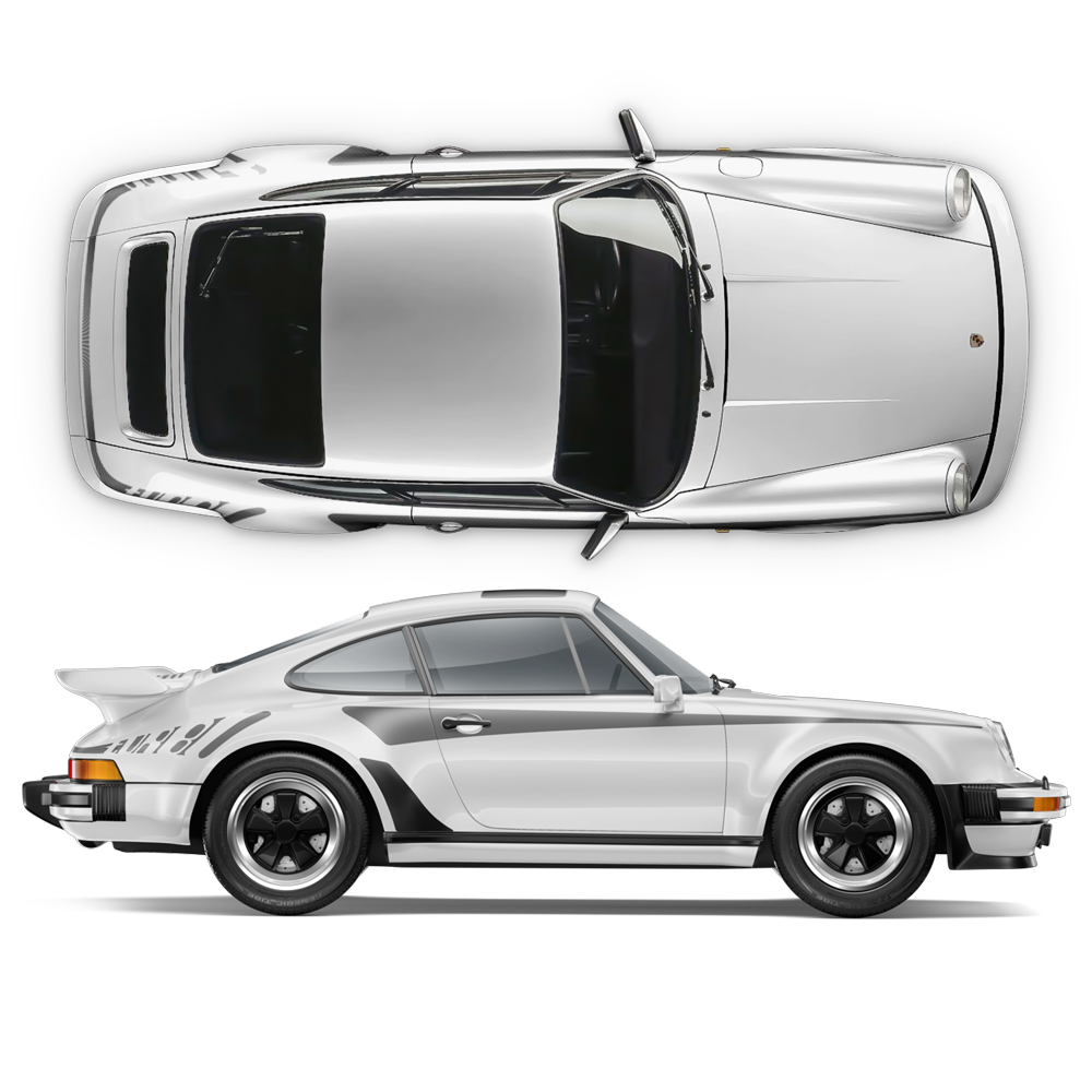RACING Side STRIPES, for Carrera 930 Turbo | autodesign.shop