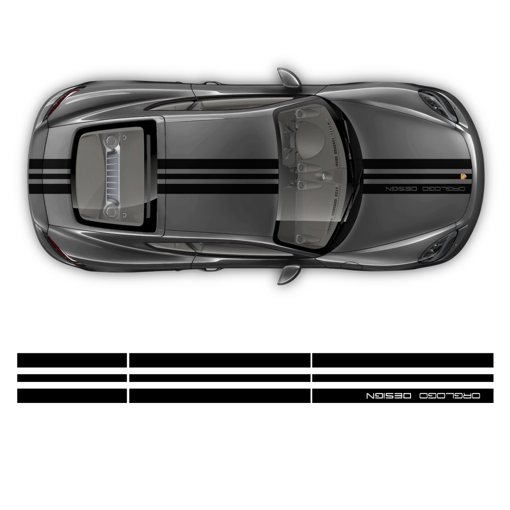 Porsche Design Edition 1 Racing stripes set, Cayman / Boxster 2005 ...