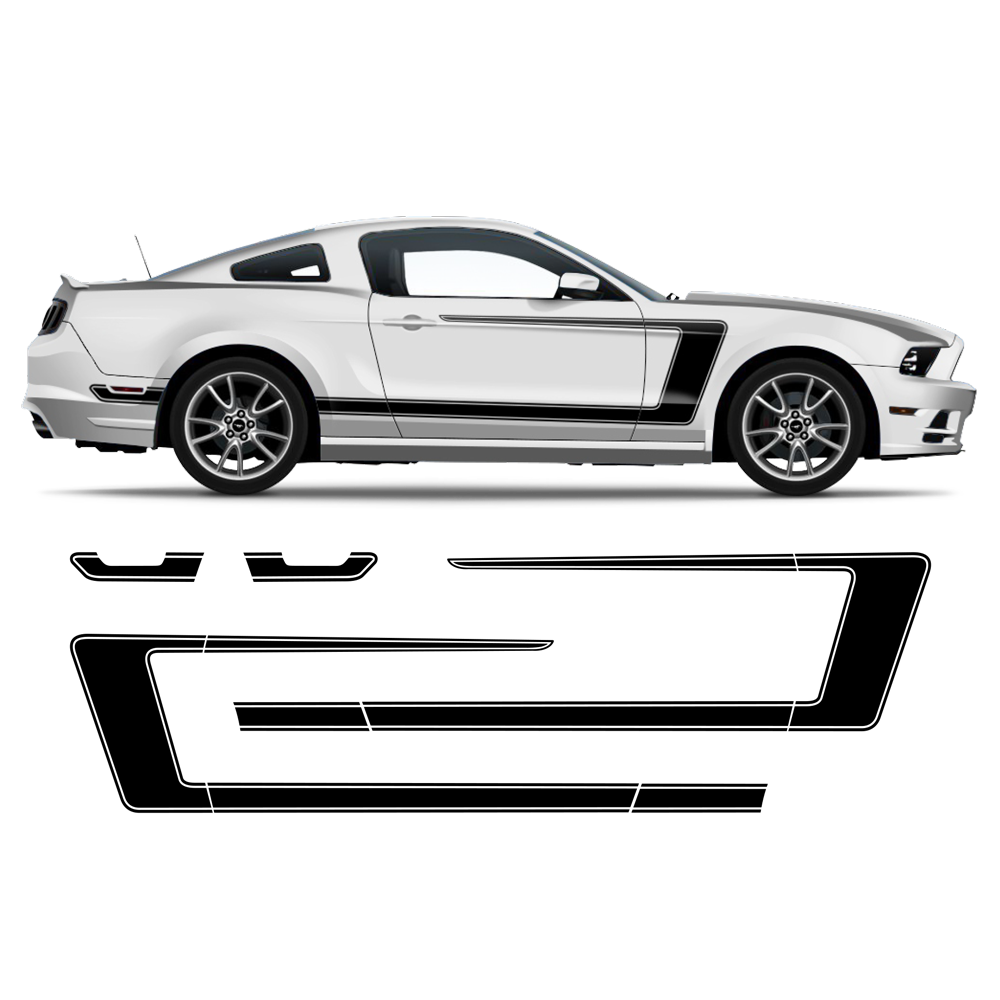 Accent Side Graphics, for Mustang 2005 - 2014– autodesign.shop