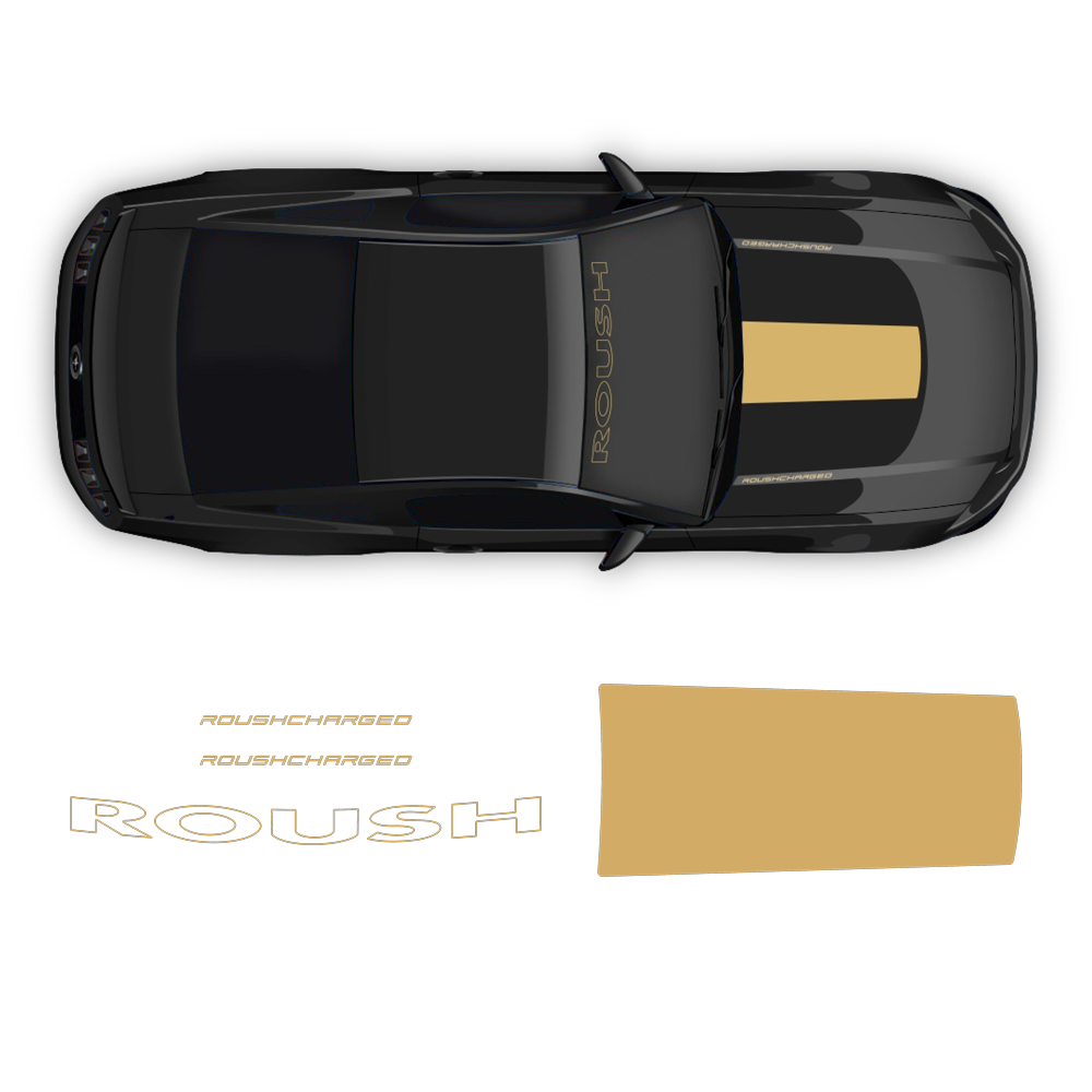 ROUSH Racing Stripes Set, for Ford Mustang 2005 - 2014 | autodesign.shop