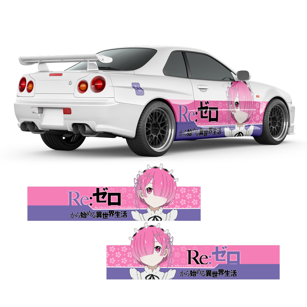 Itasha Re: Zero kara Hajimeru Isekai Seikatsu Anime Style Decals, for ...