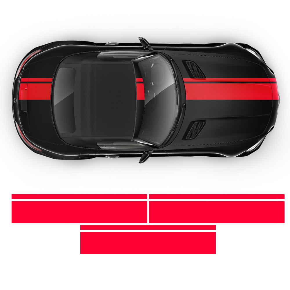 Bold Racing Stripes, MB AMG GTS | autodesign.shop