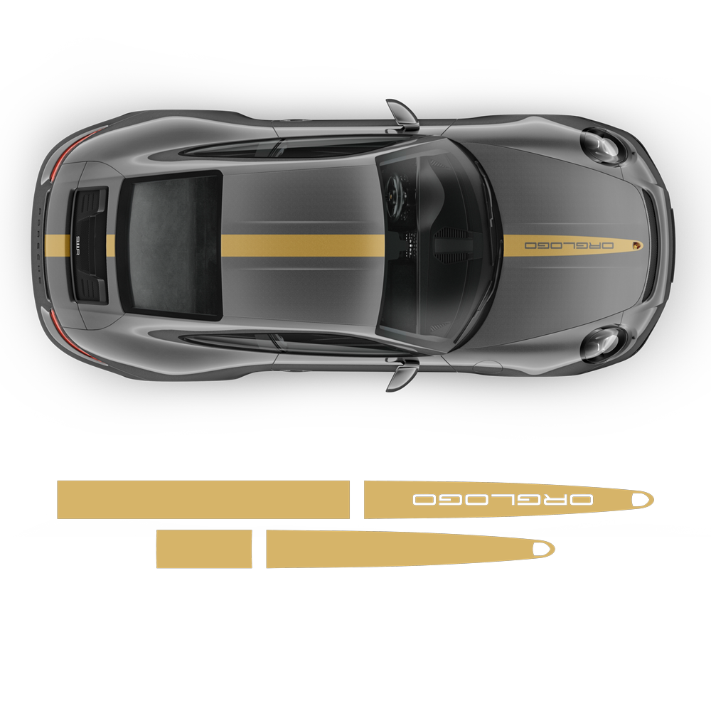 Racing Decals set in one color, Carrera– autodesign.shop